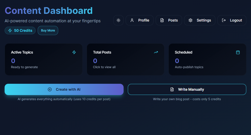 Smart Blog Generator - AI-Powered WordPress Automation